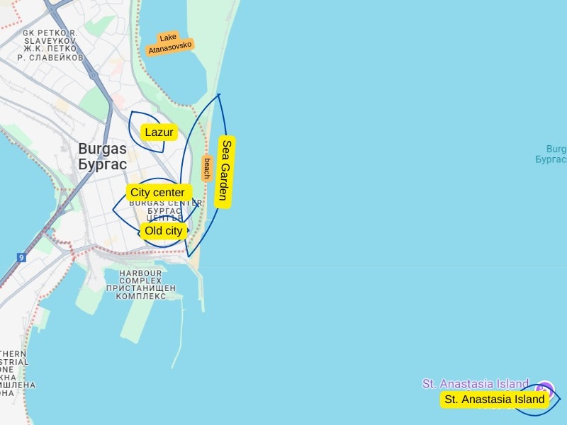 בורגס מידע כללי לתכנון חופשה - בולגריה שלי